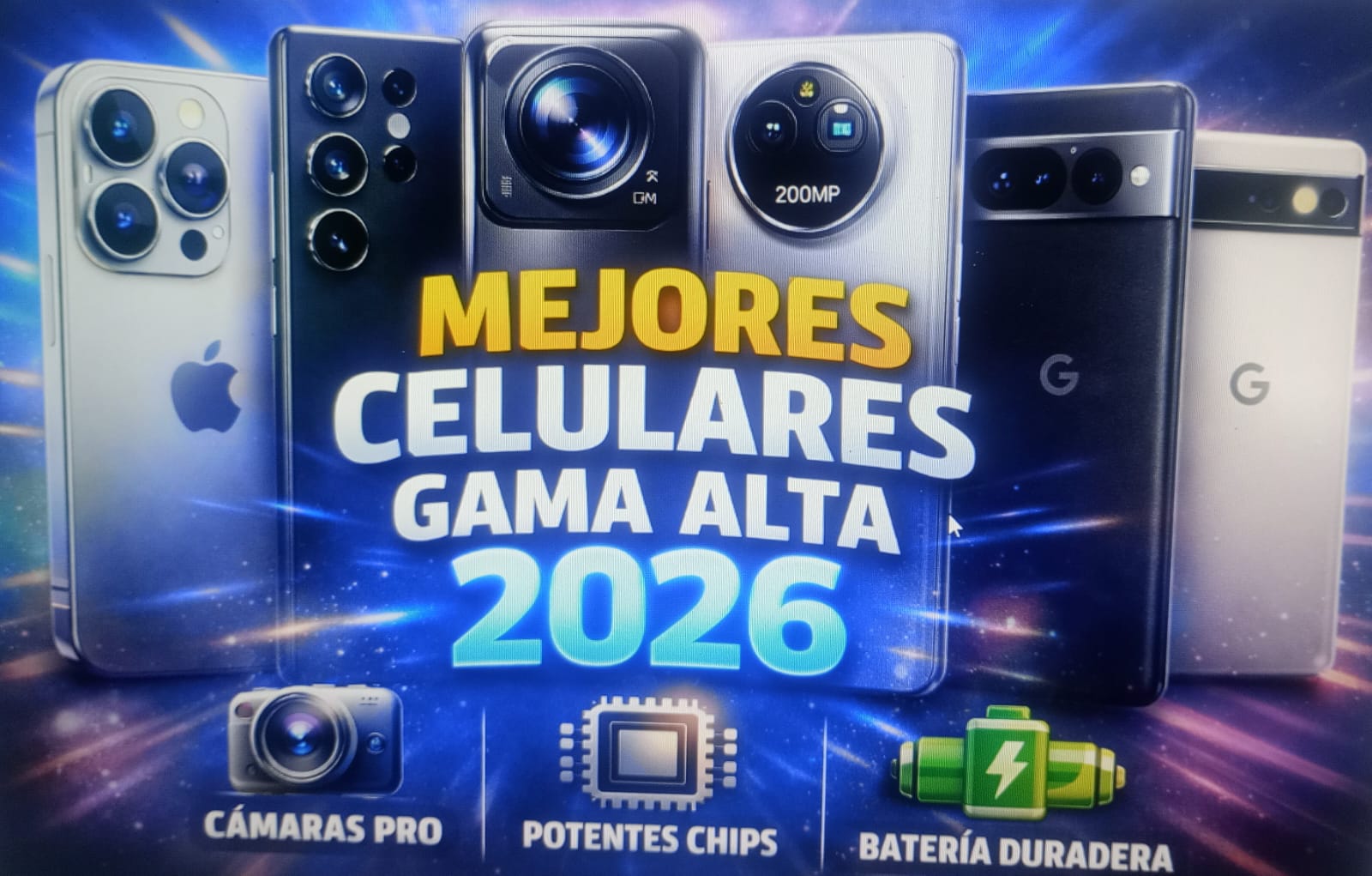 📱 Mejores celulares con gama alta 2026: características y análisis